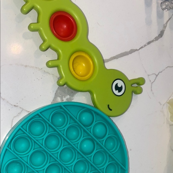 Toys | Colorful Caterpillar And Blue Pop It Toy Set | Poshmark